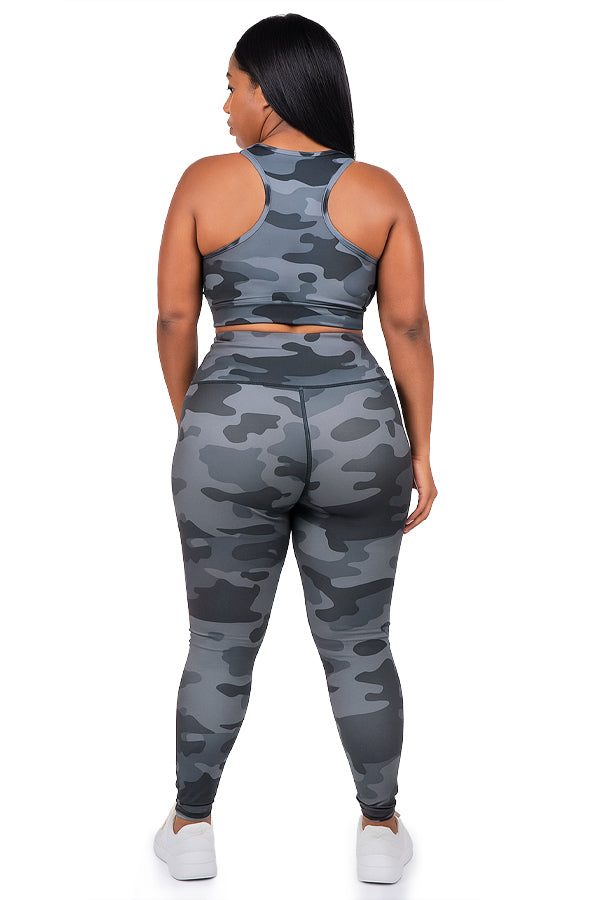 BLACK FORTUNE Plus Size Workout Sets for Women - Women's Gym Sets ...